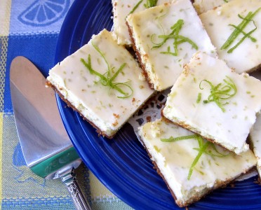 Lime and Ginger Cream Cheese Bars | Betty Rosbottom