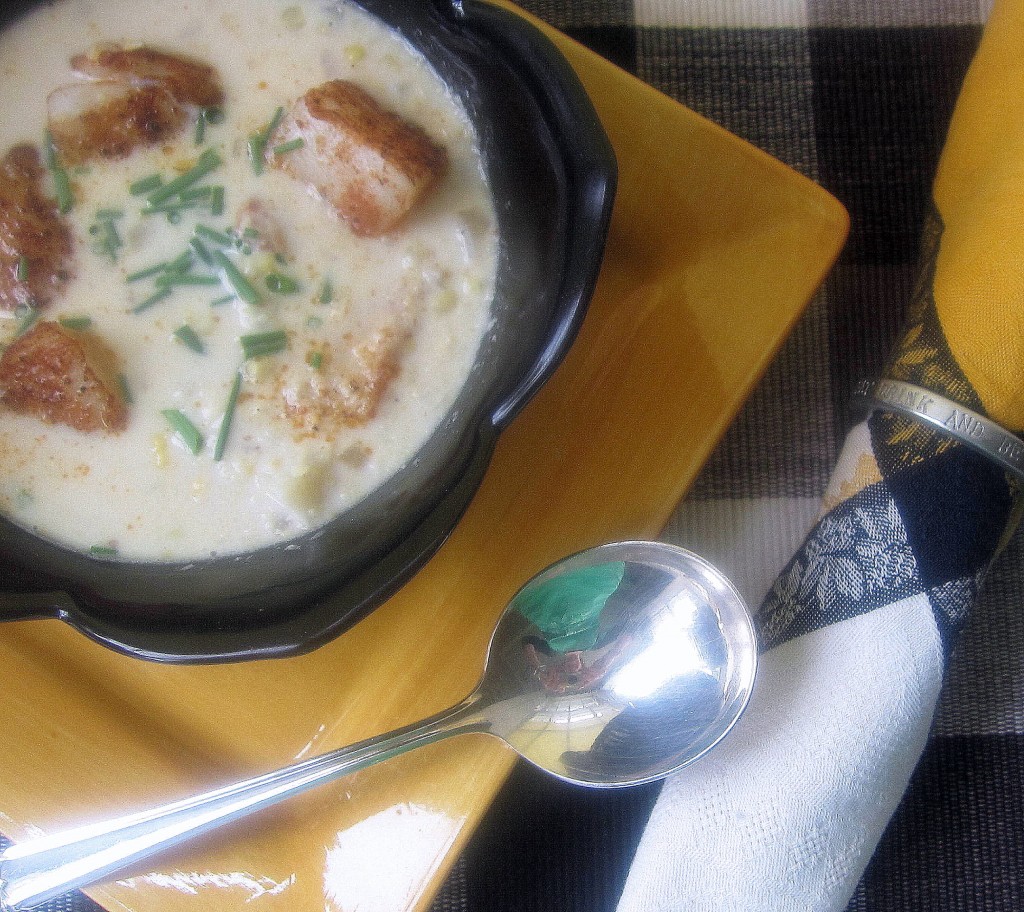 Scallop and Corn Chowder—Perfect for My Book Club | Betty Rosbottom